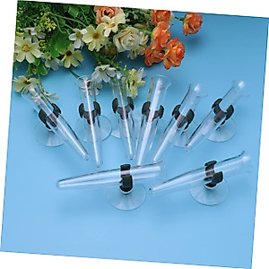 VILLFUL 16Pcs Floral Water Tubes for Fresh Arrangements Transparent Vials for Fresh Keeping and Plant Decoration