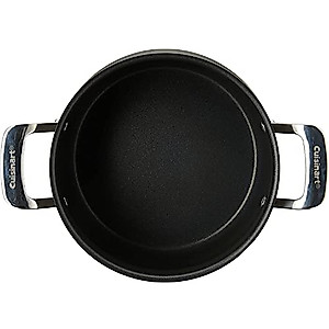 Cuisinart 6445-22 5-Quart Dutch Oven with Cover, Black/Stainless Steel