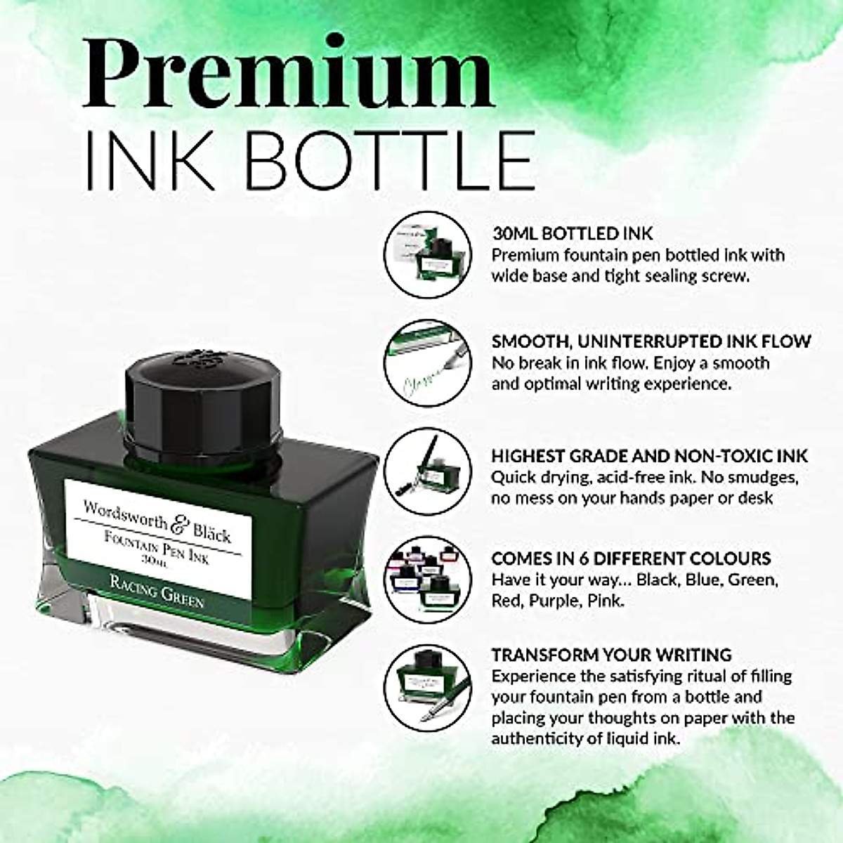 Ink Bottle  Green(30ml)