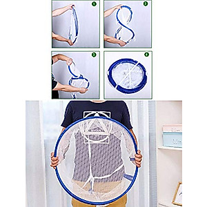 White mesh Hanging Weed Drying Rack herb Dry net Flat Light Clothes Dryer 2 Layer