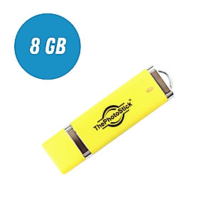 ThePhotoStick 8 - Easy, One Click Photo and Video Backup, 8GB