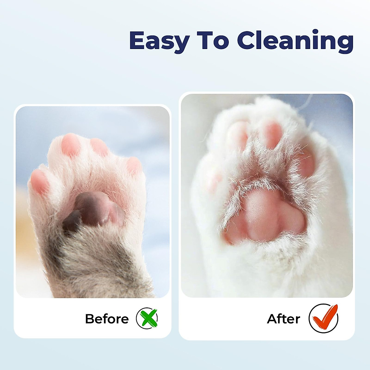 punerux Dog Wipes for Paws and Butt Ears Eyes Body, Plant-Based Hypoallergenic Pet Wipes for Dogs, Dog Wipes Cleaning Deodorizing in Extra Large Thickness and Size 8" x 11", Fragrance-Free, 4 Pack