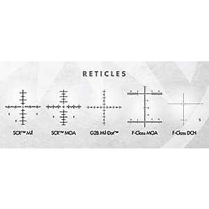 Burris Xtreme Tactical XTR II 8-40x50mm Precision Rifle Scope with 5x Zoom and Zero Click Stop Adjustment, Illuminated F-Class MOA Reticle , Black