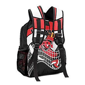 WOWPersonalTailor Personalized Volleyball Star Fashion Lightweight Waterproof Computer Bag with Name Unisex Gifts, 12.2''(L) x 5.9''(W) x 16.5''(H)