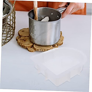 Operitacx 4pcs Clock Ornaments Resin Craft Molds DIY Clock Molds Large Tray Molds Jewelry Tray Large Silicone Molds Silicone Molds for Candles DIY Mold Kit DIY Silicone Mold Clock DIY Molds