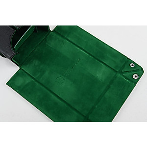 Geek Therapeutics Dice Tower - DND Dice Tray, Dice Box Storage for Dice and Removable Dice Tower - 2 in 1 Dice Rolling Tray and Tower - Perfect for RPG and Tabletop Gaming (Green)