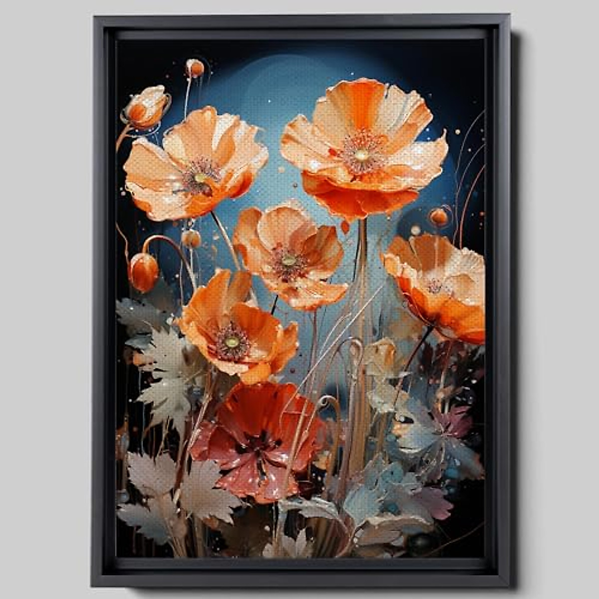 Samsung Frame TV Art, Abstract Flowers print, Floral print, Spring Flowers print, print print, Flower Art for Frame TV, Canvas, Art Print