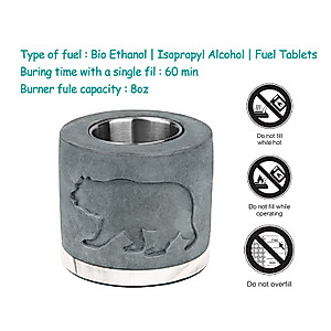 Concrete Tabletop Fire Pit Bear Table Top Fire Pit Bowl Tabletop Fireplace Table Top Fire Bowl Mini Fireplace Table Top Fire