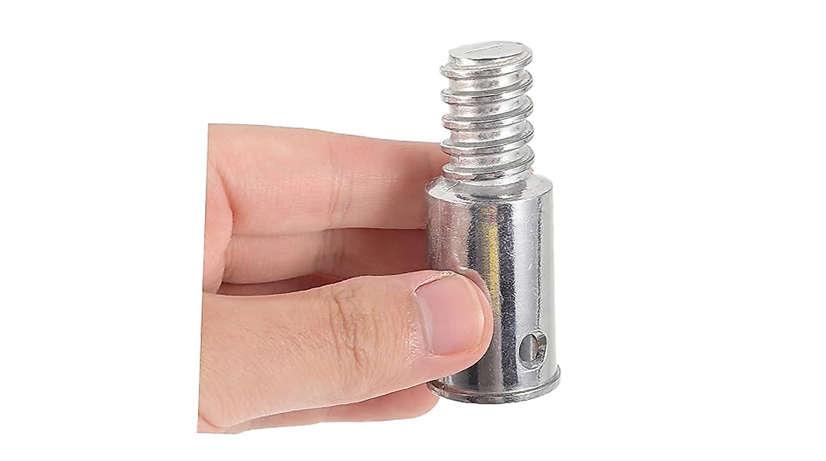 YARNOW 2pcs Threaded Tip for Extension Pole - Stainless Steel Connectors
