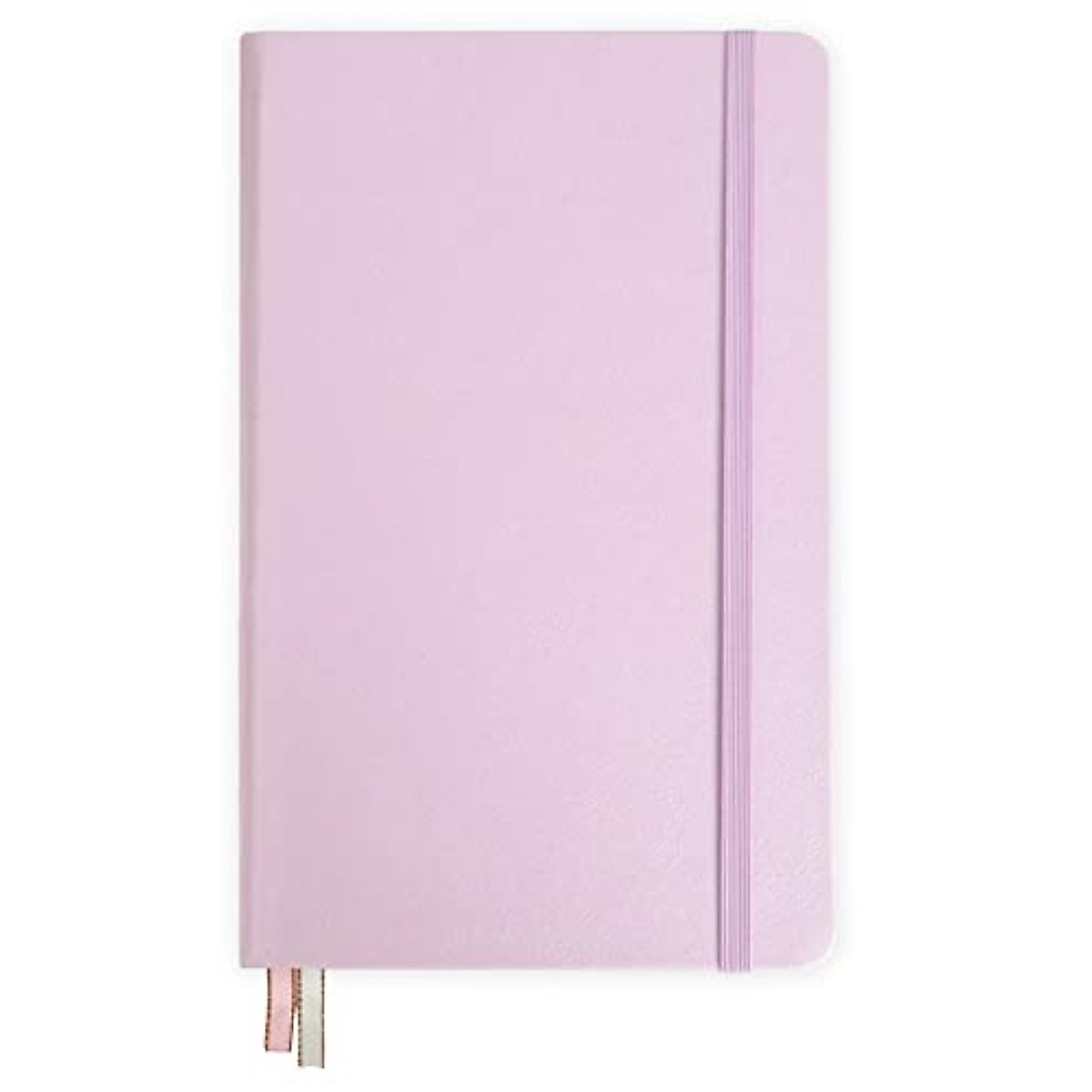 Minimalism Art, Premium Hard Cover Notebook Journal, Classic 5" x 8.3", 122 Numbered Pages, Gusseted Pocket, Ribbon Bookmark, Extra Thick Ink-Proof Paper 120gsm, San Francisco (Dotted, Pink)