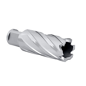 Accusize Industrial Tools 13 Pcs/Set 7/16'' to 1-1/16'' H.S.S. Annular Cutters, 2'' Cutting Depth with 2 Pilot Pins, N1