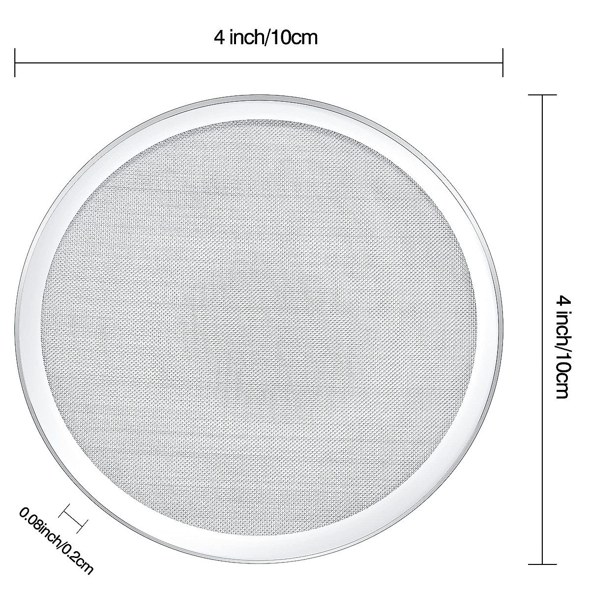 Stainless Steel Drink Covers Wine Glass Cover Mesh Ventilated Discs Keeps Debris Out Cup Covers Wine Glass Lid for Beverage Cover Outdoors Ventilation Reducing Splashing (8)