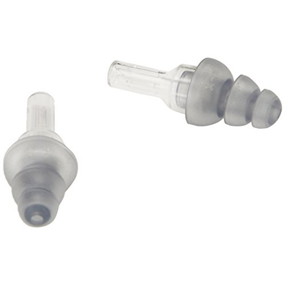 Etymotic Research ER20 High-Fidelity Earplugs, Frost with Clear Stem, 1 Pair Standard Fit, Clamshell Packaging