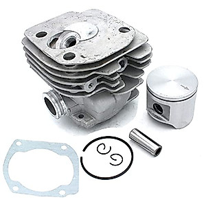 Cylinder Piston Kit 48mm Round Port For Husqvarna 365 365 Special 365 EPA Round Port PN 503939007 503939005 503939003 503939072 503939071 503691073 503691072 581968502 503691371 503691303 581968502