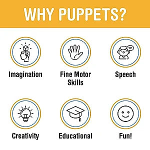 25" Superhero, Peach Boy, Full Body, Ventriloquist Style Puppet