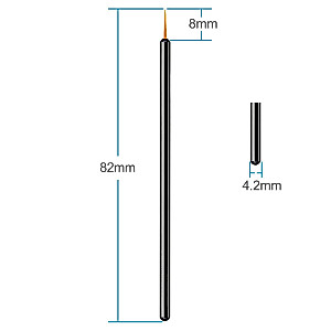 100 Pack Disposable Eyeliner Brush, JASSINS Eye liner Applicator Cosmetic Eye Wands Makeup Tool