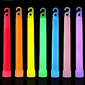 AIVANT Ultra Bright Large Glow Sticks - Long Last Lighting Over 12 Hours for Parties and Kids Playing, Emergency Light Sticks for Hurricane Supplies, Earthquake, Survival Kit and More
