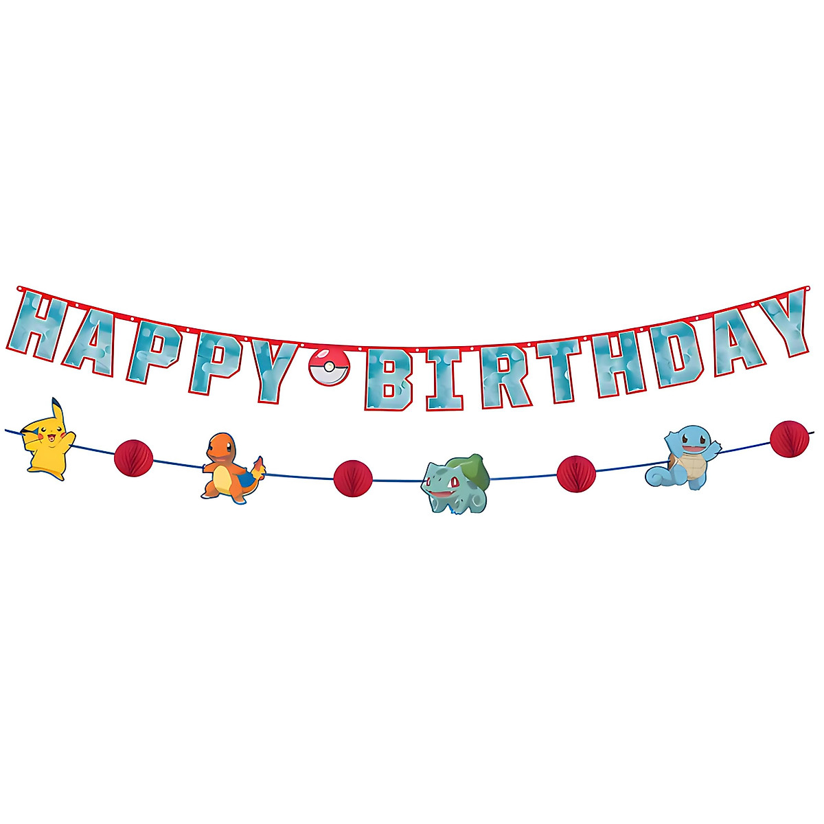 Pokemon Paper Party Banner Kit - Perfect for Kids' Parties