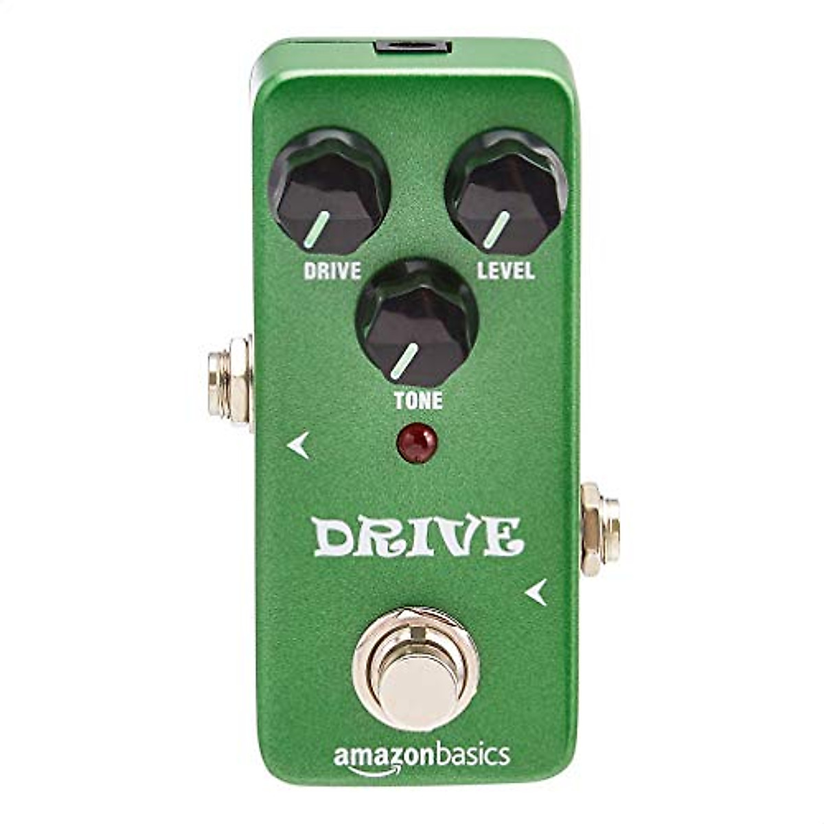 Amazon Basics Overdrive Guitar Effect Pedal, True Bypass, 2 Modes, Green