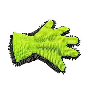 Havamoasa 1PC Window Double Sided Car Care Wheel Brush Car Aluminium Wheel Cleaner Glove for Car Care Motorcycle Bicycle and Rim Glove for Car Cleaning and Car Preparation