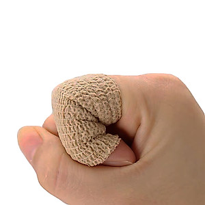 HerMia Cohesive Medical Tape, Self Adhesive Bandages, Breathable Waterproof Elastic Athletic Non-Woven Bandage, 8 Rolls Sports Wrap Tape for Wrist and Ankle