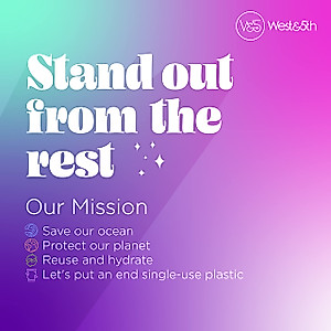 WEST & FIFTH 24 Ounce Two-Tone Matte Studded Tumbler with Lid & Straw, Reusable BPA Free Textured Water Bottle Drinking Cup (Blush & Fuchsia)