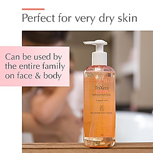 Eau Thermale Avene Trixera Nutrition Nutri-Fluid Cleanser, Soap-Free, Biodegradable, Pump, 13.5 oz.
