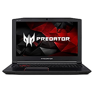 Acer Predator Helios 300 Gaming Laptop, 15.6" Full HD IPS, Intel i7 CPU, 16GB DDR4 RAM, 256GB SSD, GeForce GTX 1060-6GB, VR Ready, Red Backlit KB, Metal Chassis, Windows 10 64-bit, G3-571-77QK
