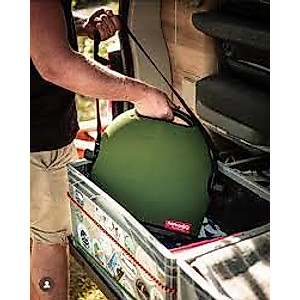 Protective Sleeve for Portable BBQ Grill/Travel Grill, Grill Cover for nomadiQ Outdoor Grill | Protective Pouch for Your Camping Grill and Camping Essentials | Sleeve for Small Gas Grill, Forest Green