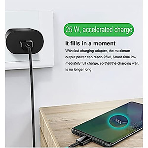 USB-C 2-Pack 25W PD Super Fast Charging Wall Charger for Samsung Galaxy A53/A73/A33/Z Fold4/Flip4/S22/S22 Plus/S21/S21 Ultra/S20/Note20/ Note 20 Ultra/iPhone 14 /iPhone 13/13 Pro/13 Pro Max/iPad Pro