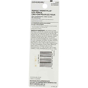 CoverGirl Perfect Point Plus Self Sharpening Eye Pencil, Espresso [210], 0.008 ounces (Pack of 3)