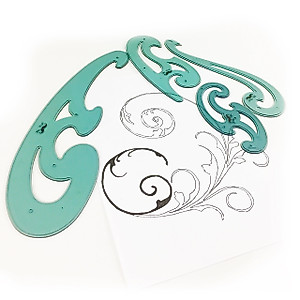 Mr. Pen French Curve and Template Ruler Set, 6 Pieces