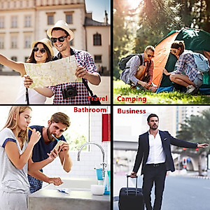 CEE 8 Pack Travel Toothbrush Case & 2 Pack 3 in 1 Travel Toothbrush Cup Case Box, Plastic Breathable Portable Toothbrush Holder Toothpaste Storage Box Cup for Travel, Business, Home, Camping, School