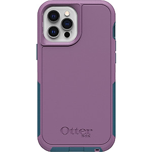 OtterBox iPhone 12 & 12 Pro (Holster available upon reqeust and not included) Defender Series XT Case - LAVENDER BLISS, screenless, rugged , snaps to MagSafe, lanyard attachment
