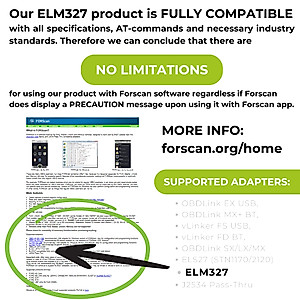 OHP ELMconfig FORS-CAN ELM327-based OBD2 to USB Programming Cable