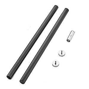 TYXTYX Clothes, Laundry Hangers Wall Mount, Wall Mounted Folding Clothes Hanger, Indoor Outdoor Wall Mounted Clothes Hanger Black,2pcs+80cm Pole