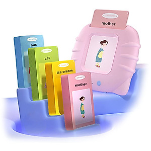 Talking Flash Cards for Toddler Toys 2 3 4 Year Old Boys Girls,Autism Sensory Toys for Children,Toddler Learning Educational Toys Speech Therapy Toys,Birthday Gift