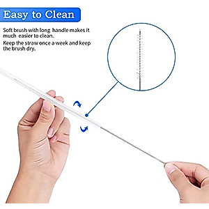 Top Souls Wide Mouth Straw Lid and Protective Boot Combo Pack, Compatible with Most Sports Water Bottles from 12-40 oz, Plus 2 Straws and 2 Brushes. (Medium, Lilac)