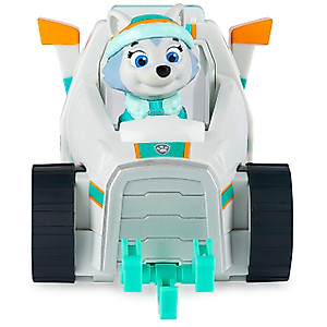 Paw Patrol, Everest’s Snow Plow Vehicle with Collectible Figure, for Kids Aged 3 and Up