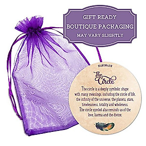 3 Circle Boho Antiqued 3 Tone Earrings for Women | SPUNKYsoul Collection