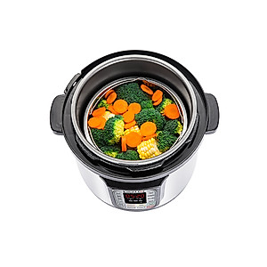 HapWay Stainless Steel Steamer Basket with Egg Steam Rack Trivet Compatible with Instant Pot 5,6 qt Electric Pressure Cooker