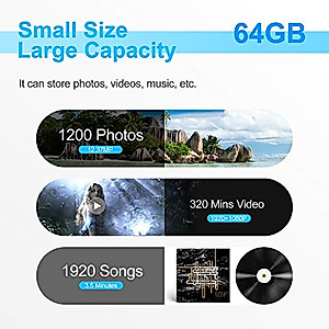 KOOTION 5-Pack 64GB Micro SD Card Class 10 Micro-SDXC Memory Card UHS-I, High Speed Flash TF Card for Security Camera/Smartphone/Drone/Dash Cam/Tablet/PC, C10, U1, 64GB 5pack