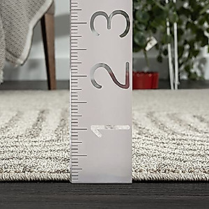 Abani Large Area Rug - Farmhouse Rugs, Stain and Shedding Resistant Large Area Rugs for Living Room, Brown Beige African Pattern ​Dining Room Rug, Rectangle Large Rugs 7'9" x 10'2"