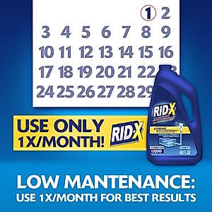RID-X Septic Treatment, 6 Month Supply Of Liquid, 48 oz