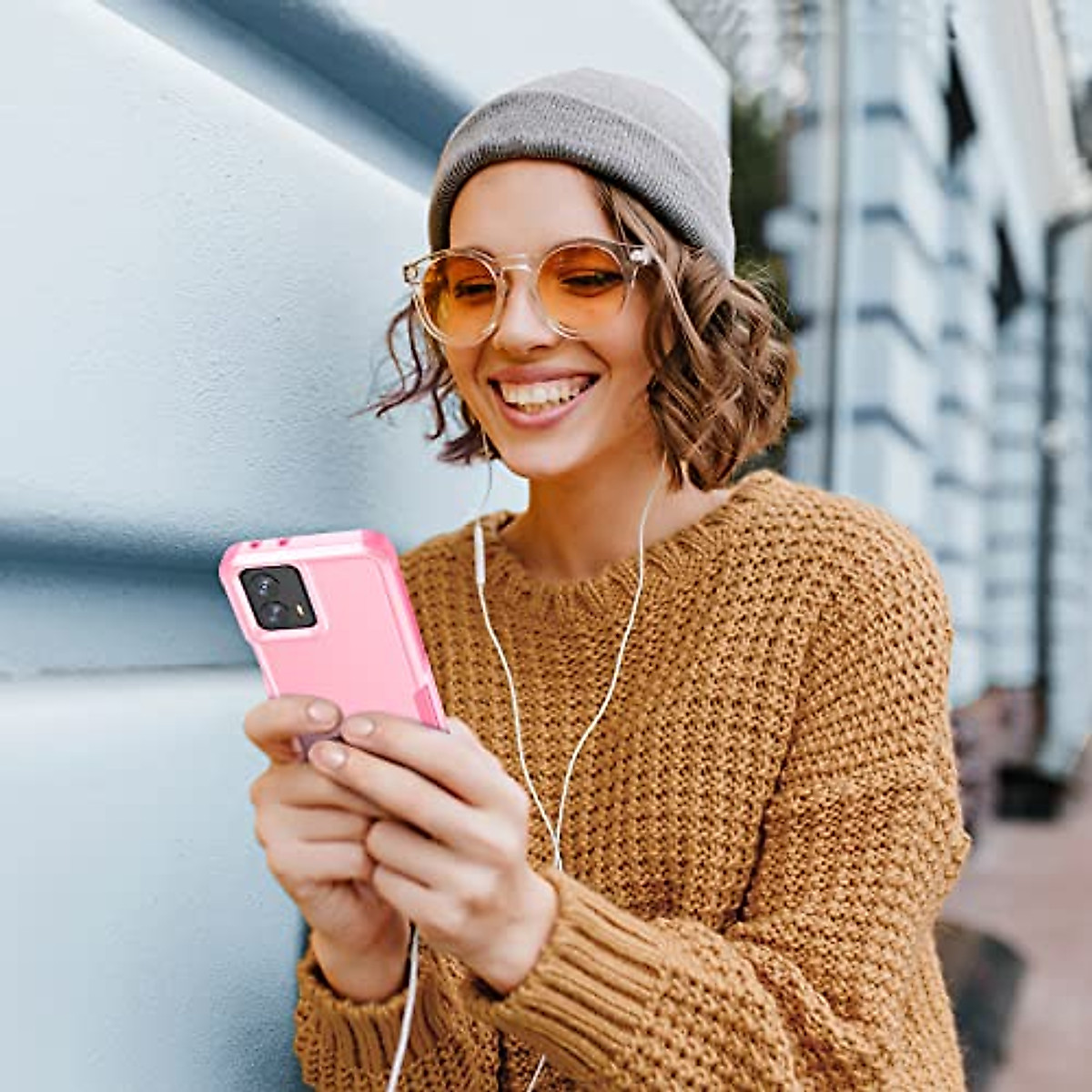 JXVM for Moto G-Power/G-5G 2023 Case: Dual Layer Heavy Duty Tough Rugged Lightweight Slim Shockproof Protective Phone Case | Durable Phone Cover for Motorola G Power & G 5G 6.5inch 2023 (Girly Pink)