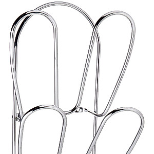 Spectrum Diversified Bloom Lid Organizer, Plate Rack, Cookie Sheet Holder, Wall Mount, Chrome