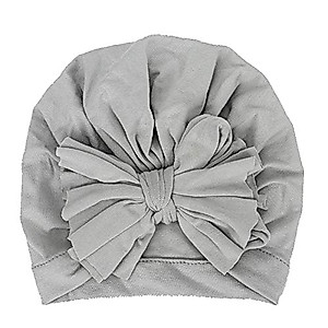 Newborn Baby Cotton Cloth Turban Toddler Rabbit Hospital Hat Ear Hat Kids Set Baby Cap (MN18)