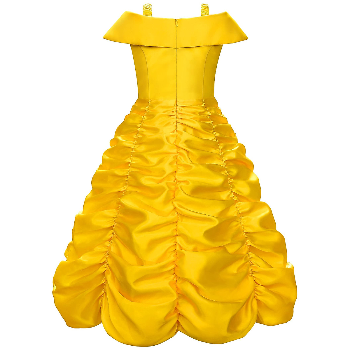 knemmy Princess Costume Dresses for Girls Costumes Halloween Cosplay Birthday Outfit Yellow
