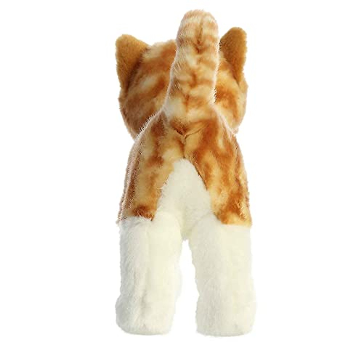 Aurora® Realistic Miyoni® Orange Tabby Cat Stuffed Animal - Lifelike Detail - Cherished Companionship - Orange 10 Inches