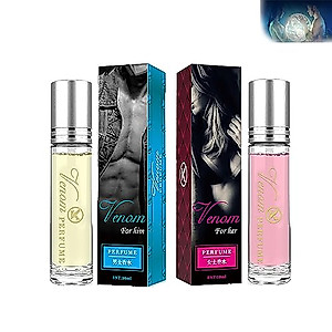 AZOIL Vulani Perfum, Long-Lasting Lunex Phero Perfume, Venom Scents Pheromones for Women, 2023 New Venom Fragrance,Aphrodite's Phero Perfume (2pcs*female+male)
